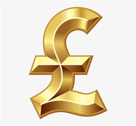 British Pound Sign Png Clip Art Pound Sterling Gold Png Free