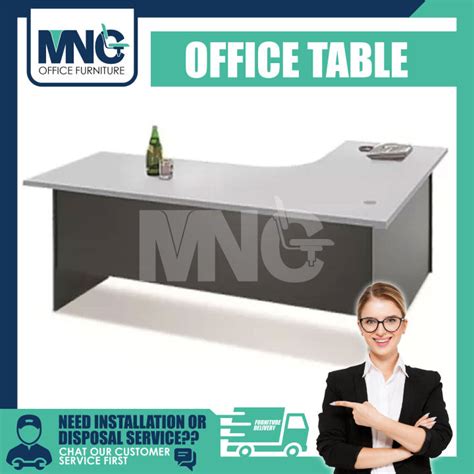 Gl1815 6 Feet L Shape Office Table Office Desk Computer Desk