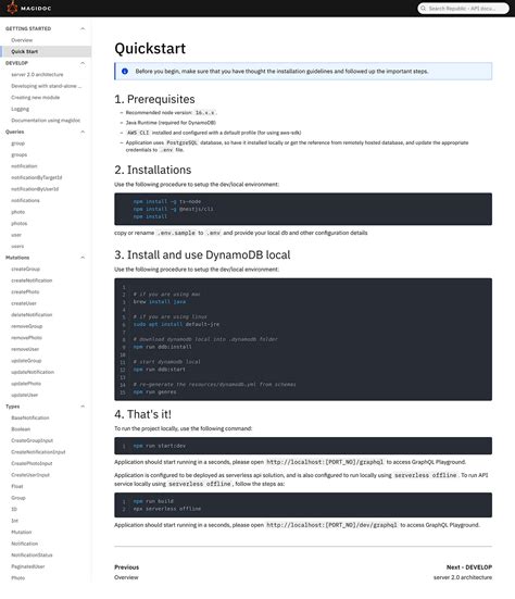 Generate Documentation For Graphql Api Using Magidoc By Pratik Tayade
