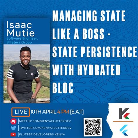 Isaac Mutie On Linkedin Flutter Flutterdev Kenyaflutterdevs