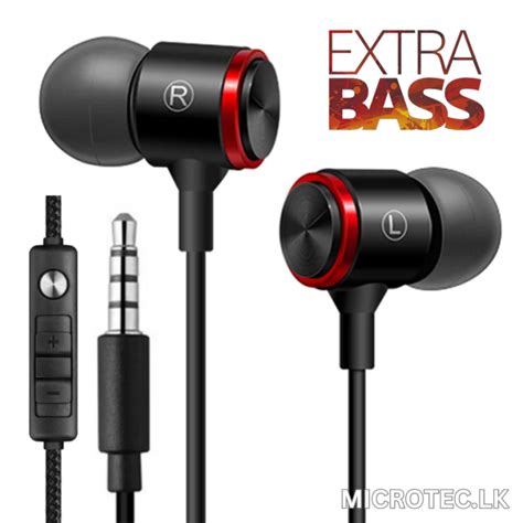 High Quality Extra BASS Earphones Mm Connector With Mic Super Quality Stereo Headset With