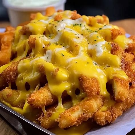 Irresistible Cheesy Crispy Chicken Fries Recipe