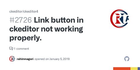 Link Button In Ckeditor Not Working Properly Issue Ckeditor Ckeditor Github