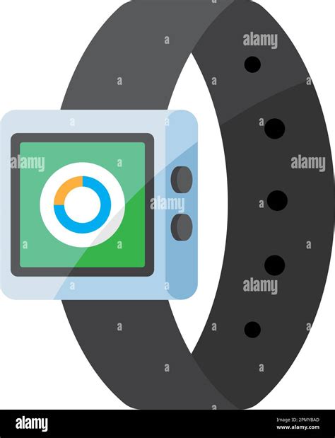 Modern Smartwatch Illustration Over White Stock Vector Image And Art Alamy