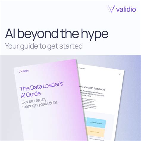 Validio On Linkedin The Data Leaders Ai Guide Get Started By