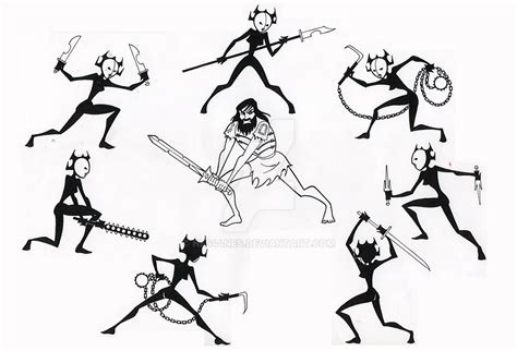 Samurai Jack Vs Daughters Of Aku By Nes44nes On Deviantart