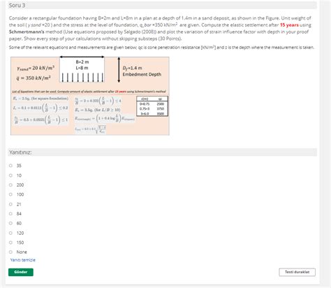 solved soru 3 consider a rectangular foundation having b 2m
