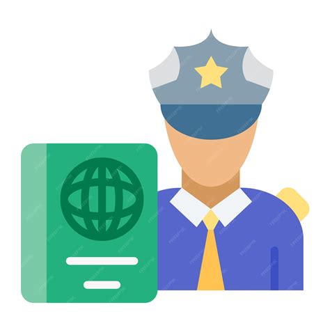 Premium Vector Vector Design Passport Control Icon Style