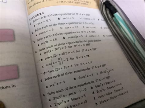 [12th Grade Trigonometry] How To Solve 4d R Homeworkhelp