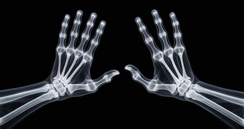 Premium Photo An Xray Of A Human Hand Showcasing Its Intricate