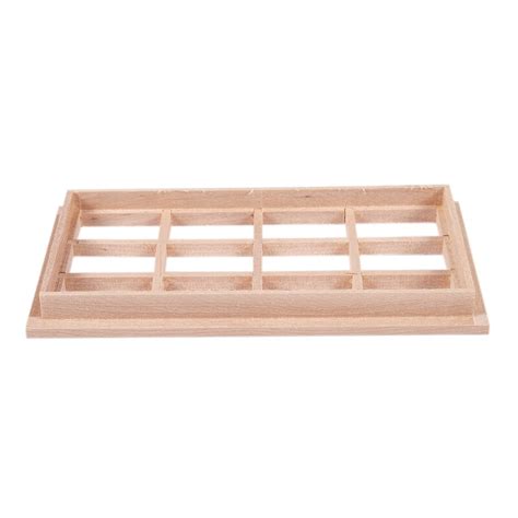 Wooden Traditional 12 Pane Window Frame 112 Scale Grandado