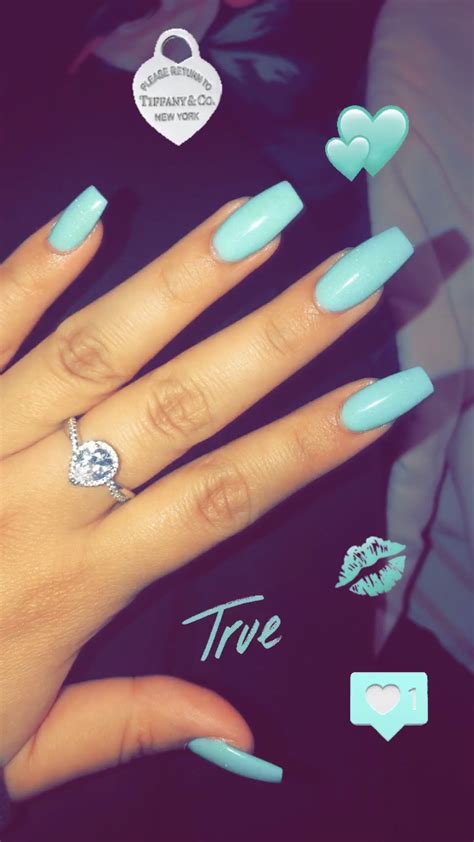 Pin By Vera Perek On Krasota Beauty Tiffany Blue Nails Tiffany