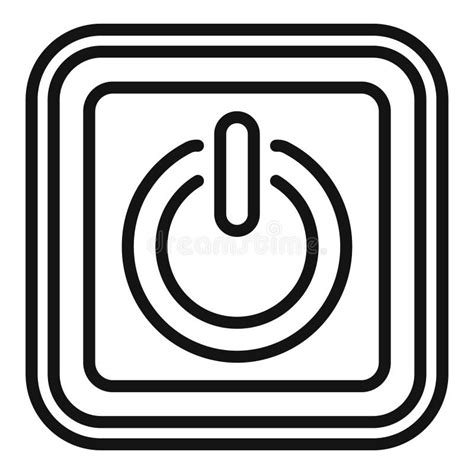 Turn Off Computer Symbol Stock Vector Illustration Of Design 118251637