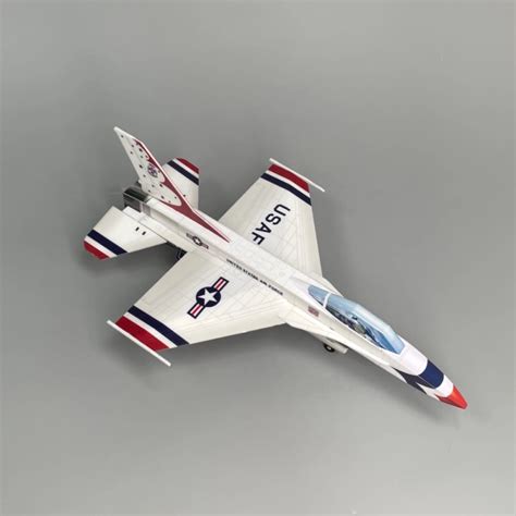 Us F16 Thunderbird 3ch All Moving Tail 250mm Pusher Micro Rc Aircraft Kit