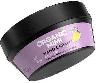 Organic Mimi Hand Cream Recovery Mango & Basil - Крем для рук ...