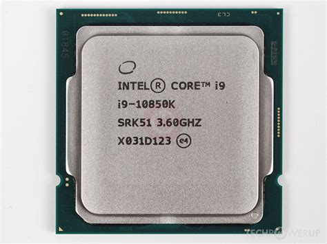 Intel Core I9 10850k Specs Techpowerup Cpu Database