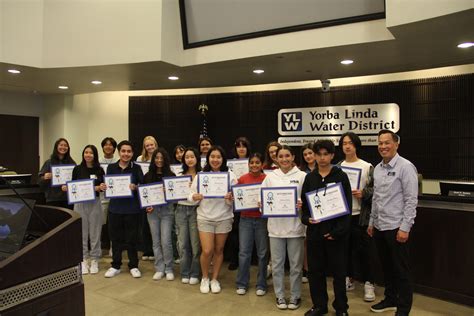 Young Civic Leaders Academy Visits Ylwd For Water Education And Career