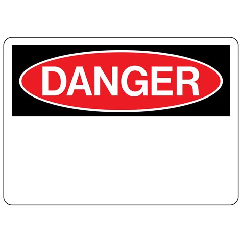 Custom Osha Danger Headers Facility Signs Carlton Industries