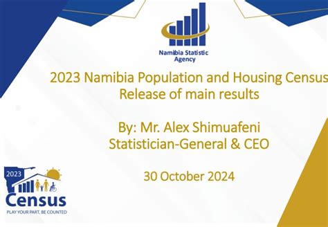 Namibia Statistics Agency Census Disemination