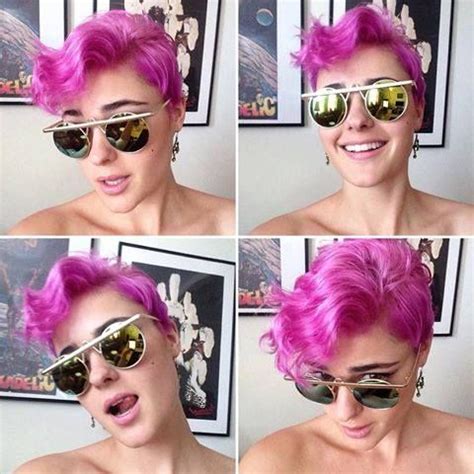 Stefania Ferrario Stefania Ferrario Hair Magenta Pixie Hair Stefanie