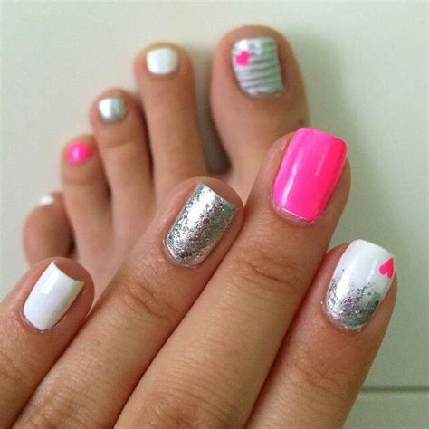 Mani Pedi Combos To Try This Spring Nail Manicure Nails Toe Nails