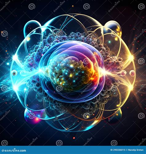 Quantum Concepts Involve Particles Stock Image Image Of Element Space 290336015