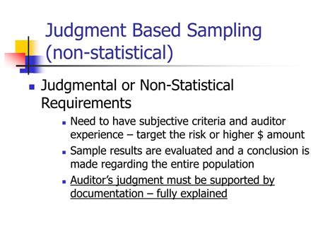 Ppt Chapter 13 Audit Sampling Spring 2007 Powerpoint Presentation