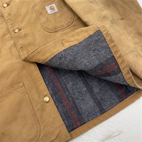 Vintage Carhartt Chore Coat Lined Carhartt Depop