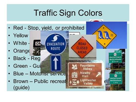 Motorist Service Road Signs