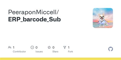 Github Peeraponmiccell Erp Barcode Sub
