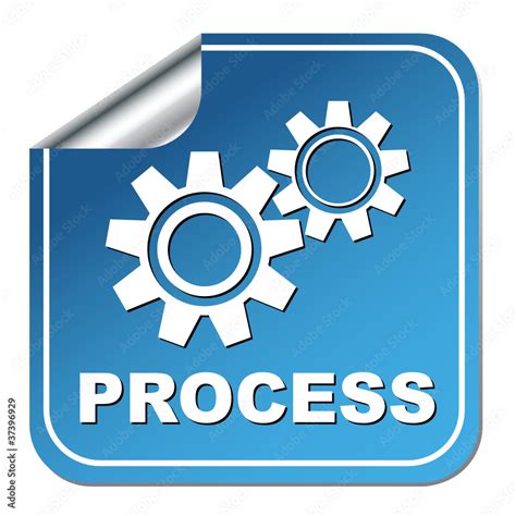 Process Icon Stock Vector Adobe Stock