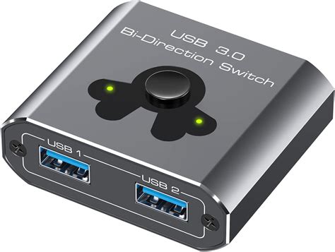 Amazon Com SPSWHD USB 3 0 Switch Bi Directional USB Switcher 2 In 1 Out 1 In 2 Out 5Gbps High
