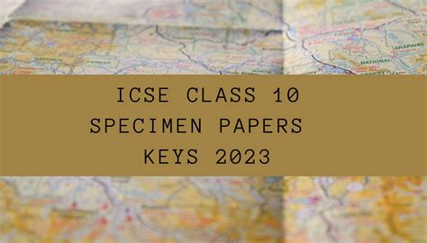 ICSE Board Exam 2023 – Official Model Question Papers and Solutions – Education Observer