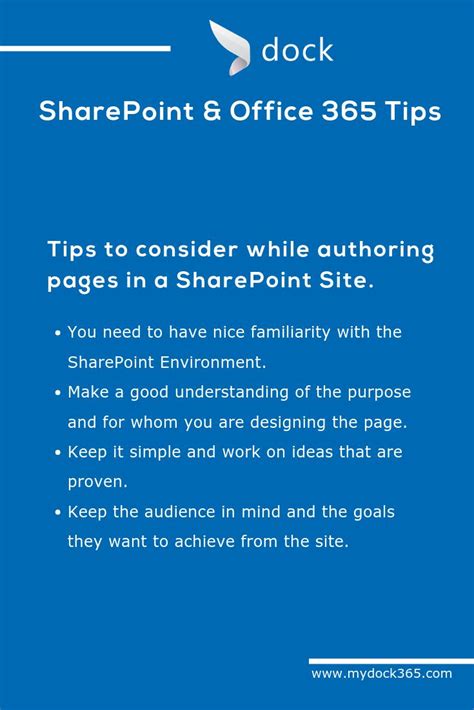 Learn Some Useful Tips For Authoring Pages In A SharePoint Site Sharepoint Helpful Hints Tips