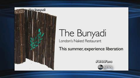 Nude Restaurant To Open In London Abc News Youtube