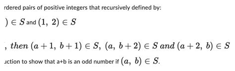 Solved Let S Be A Set Of Ordered Pairs Of Positive Integers Chegg