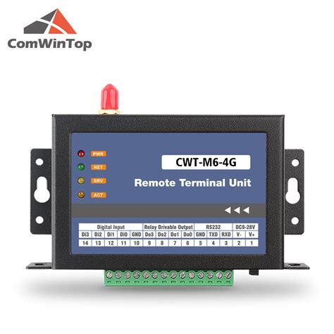 cwt m6 4g 2di 3do 1ai 4g modbus tcp io module 4g modbus rtu comwintop