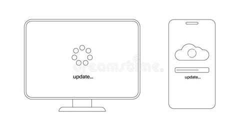 System Update Concept Stock Illustration Illustration Of Download