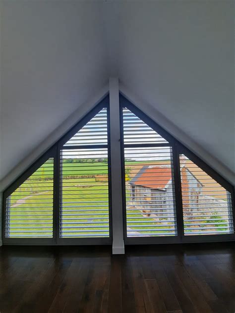 Triangular Window Blinds The Scottish Shutter Company