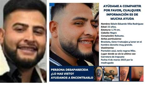 Edwin Eduardo Villa Desapareció En Guanajuato Lo Buscan
