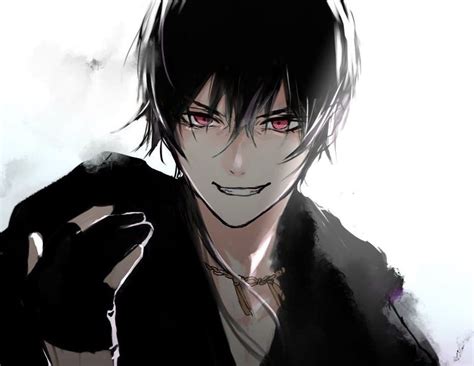 Discover 10 Anime Boys With Red Eyes And Black Hair And Cute Anime Guys
