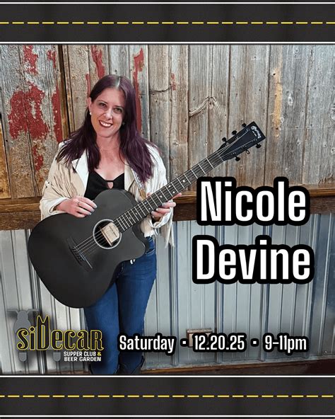 Live Music Fireside Nicole Devine Batavia Mainstreet