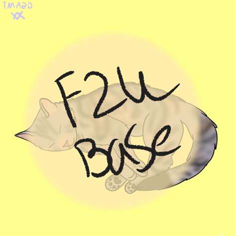 F2u Sleeping Kitty Base Allykats Adoption Agencys Ko Fi Shop