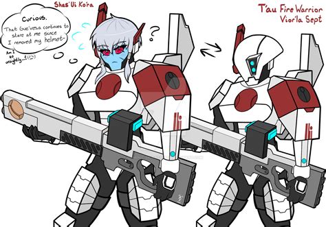 40k Female Tau Trooper By Dominic Skirata X On Deviantart