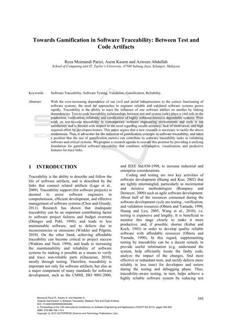 pdf towards gamification in software traceability between test and