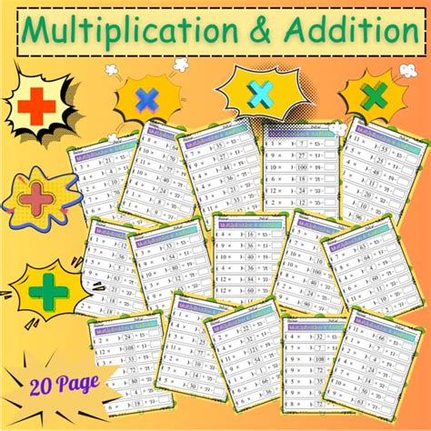 Easy Math Add Multiply By Rujee Beadnok Tpt