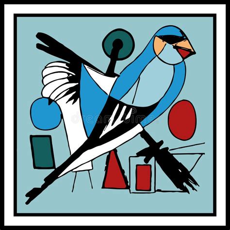 Abstract Illustration Inspired By The Work Of Picasso For Print