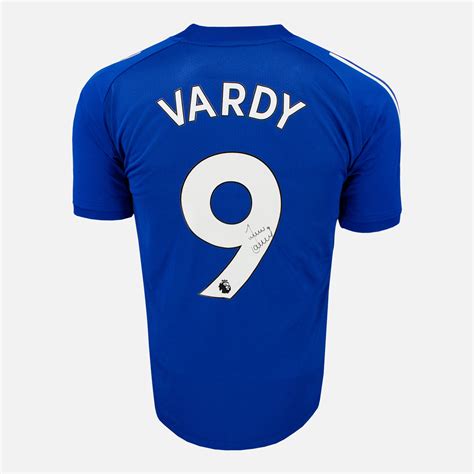 Framed Jamie Vardy Signed Leicester City Shirt [modern] The Vault