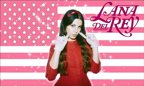 Lana Del Rey American Flag Poster Lana Del Rey Poster Wallpaper Decor