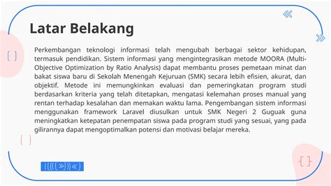 Sidang Skripsi Tentang Metode Multi Objective Optimization On The Basis Of Ratio Analysis Moora